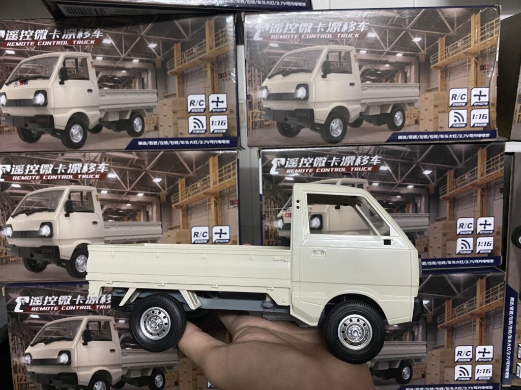 WPL D12 mini tỷ lệ 1/16 Mô hình xe o to bán tải công an phường suzuki ...